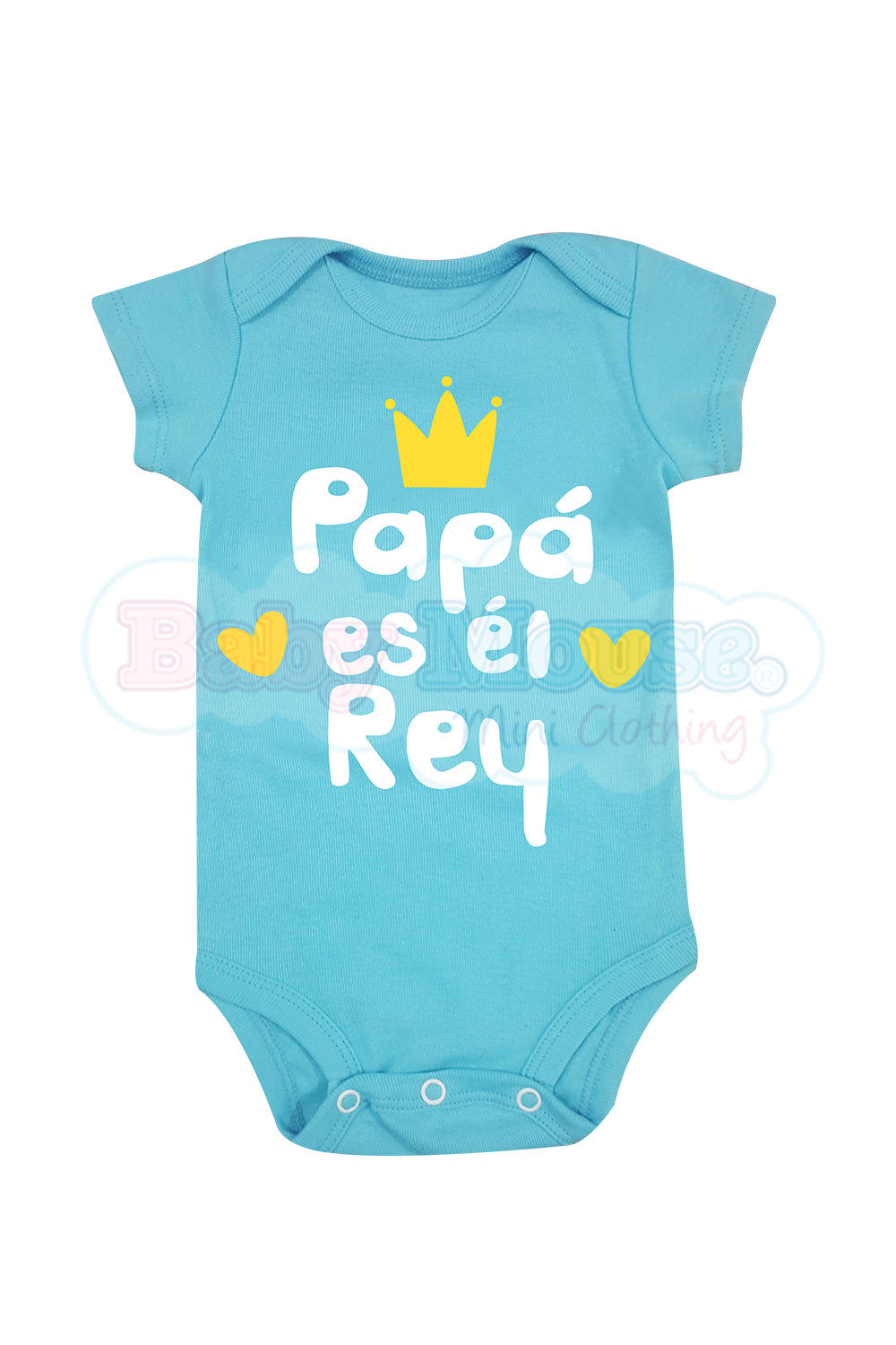Pañalero Manga Corta Unisex. Papá es el rey – Mouse Apparel